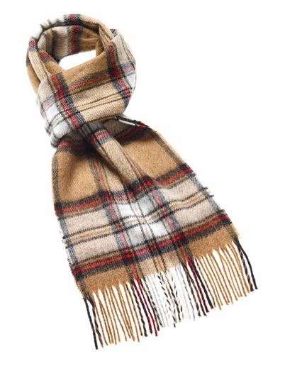 Wollschals aus Schottland und England in klassischen Tartans