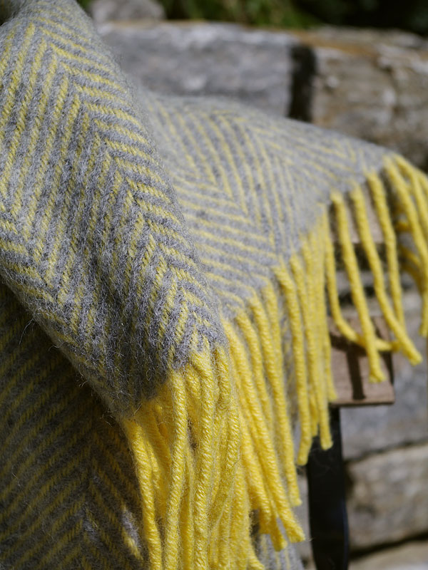 Wolldecken und Plaids aus England und Schottland in Tartan